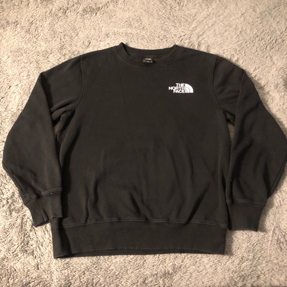 The North Face | Sweaters | The North Face Black Crewneck Sweater ...